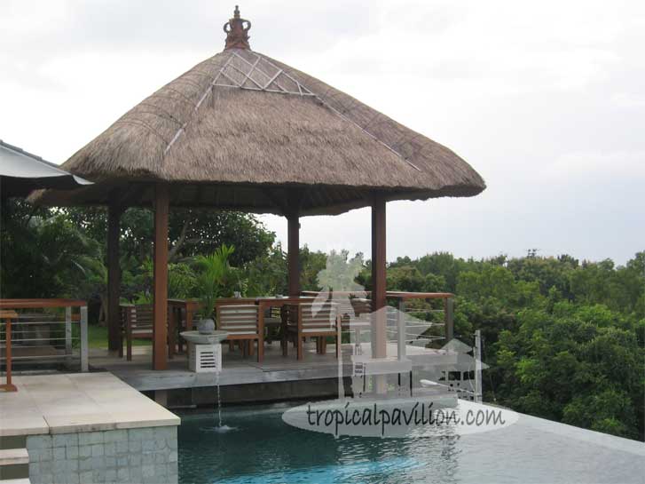 Bali villas using our wooden construction techniques